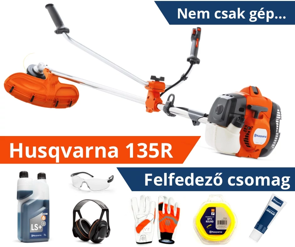 Husqvarna 135R fűkasza kedvező csomagajánlatban
